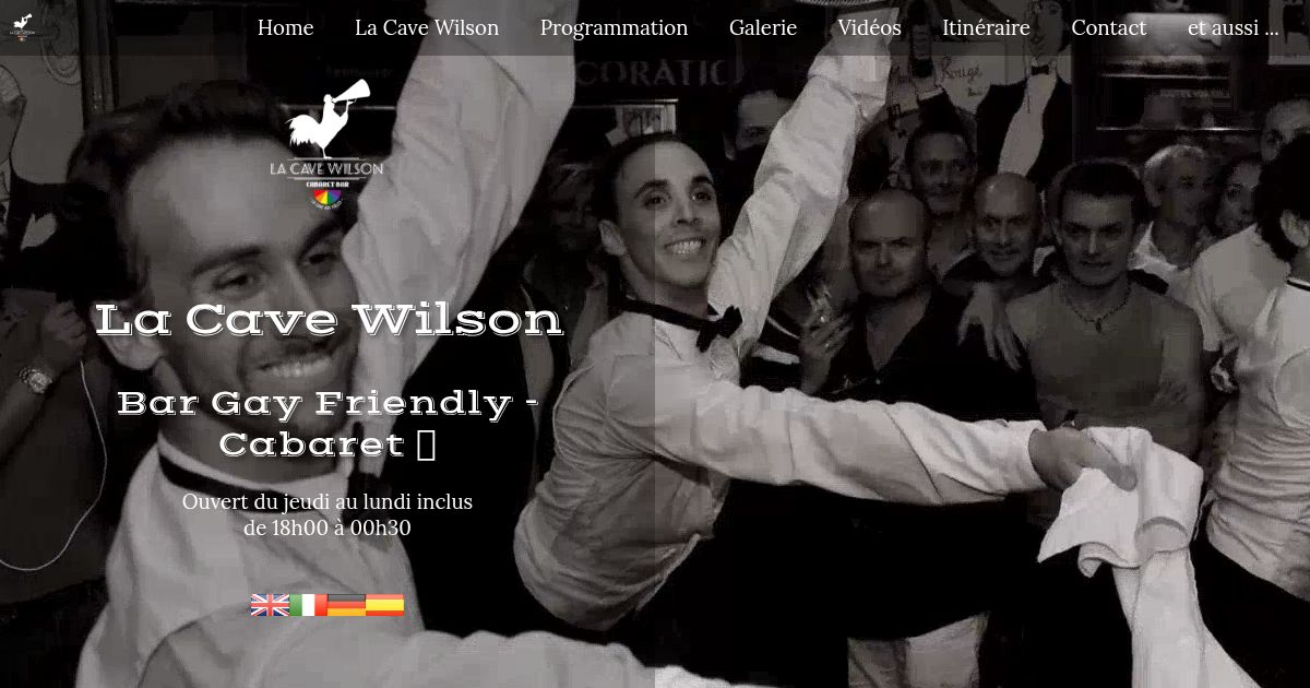 Bar Gay Friendly - Cabaret - Nice La Cave Wilson